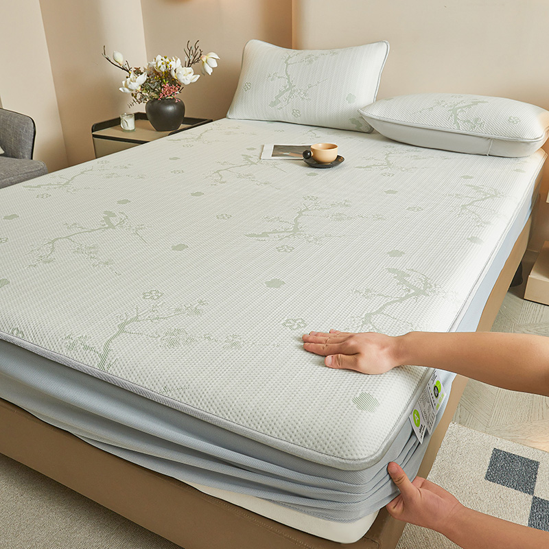 2025新款PE中分子凉感提花凉席系列-找家纺-就上找家纺网