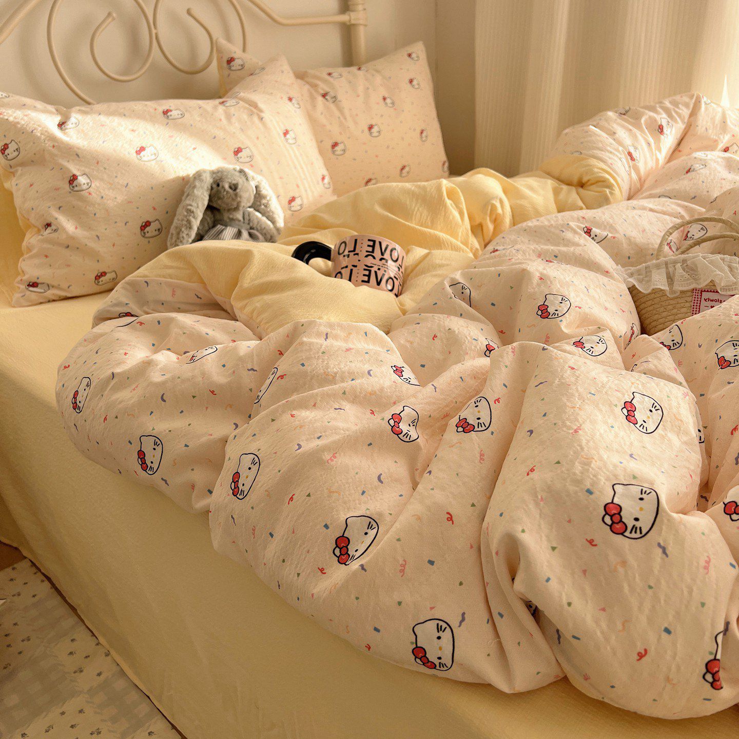 2026新款云感木棉双层纱四件套专版花型软到心尖尖上-找家纺-就上找家纺网